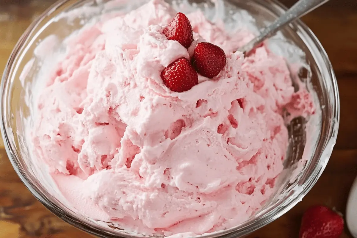 Strawberry Fluff Recipe – Easy No-Bake Dessert- Tasty Delish Recipes