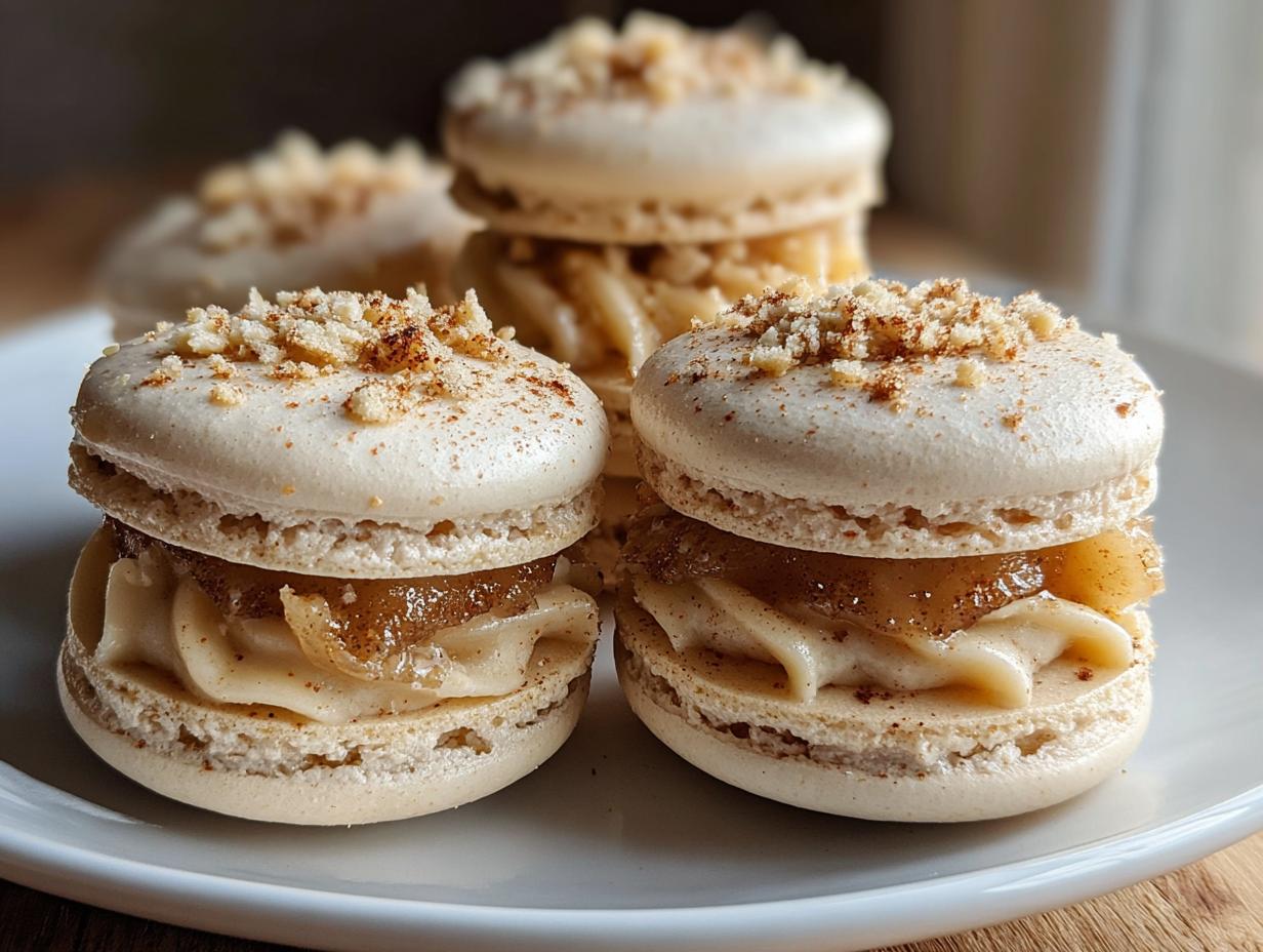 Irresistible Apple Pie Macarons You Must Try Now