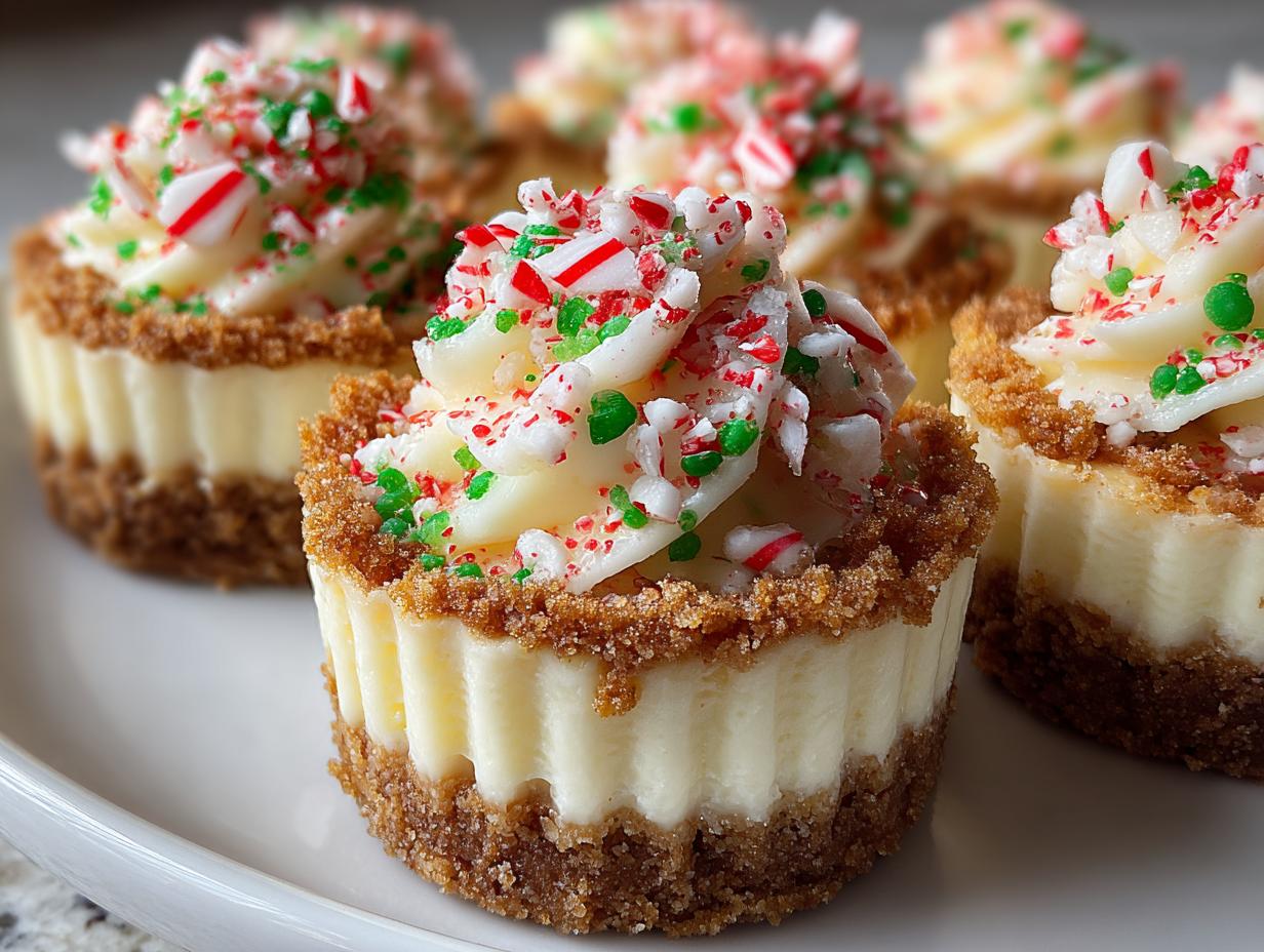 Tantalizing No-Bake Mini Christmas Cheesecakes in 3 Hours Flat