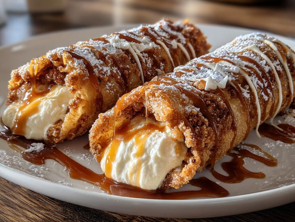 20-Minute Cinnamon Cheesecake Chimichangas - Irresistible Bliss